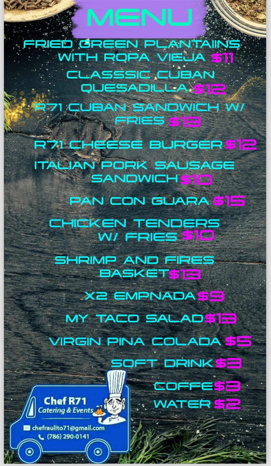 Food Truck: Chef R71 | Coastal Dayz Brewery